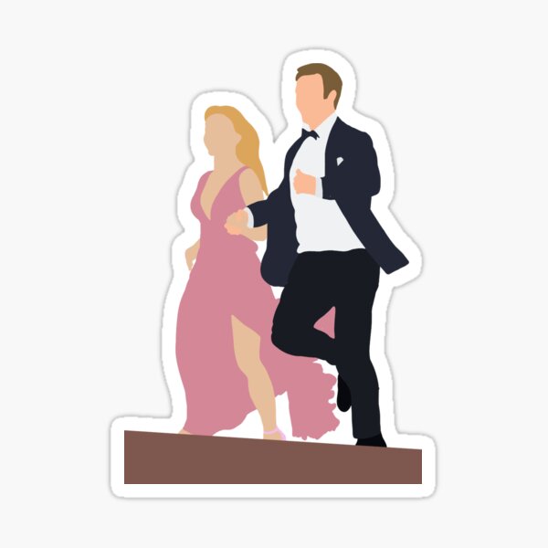 "Anyone But You: Sydney Sweeney and Glen Powell" Sticker for Sale by ...