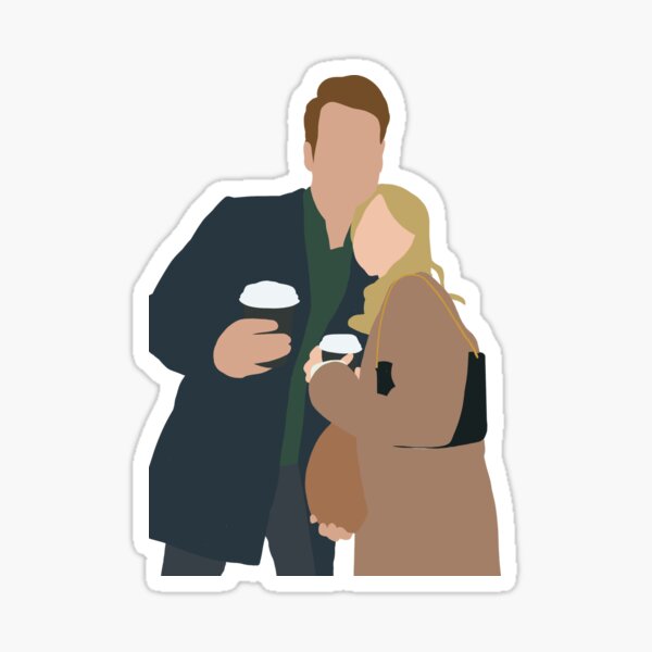 "Sydney Sweeney and Glen Powell" Sticker for Sale by Sofmacias | Redbubble