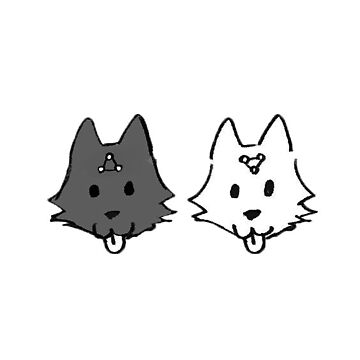 "Divine dogs" Sticker for Sale by MarciaGfxt | Redbubble