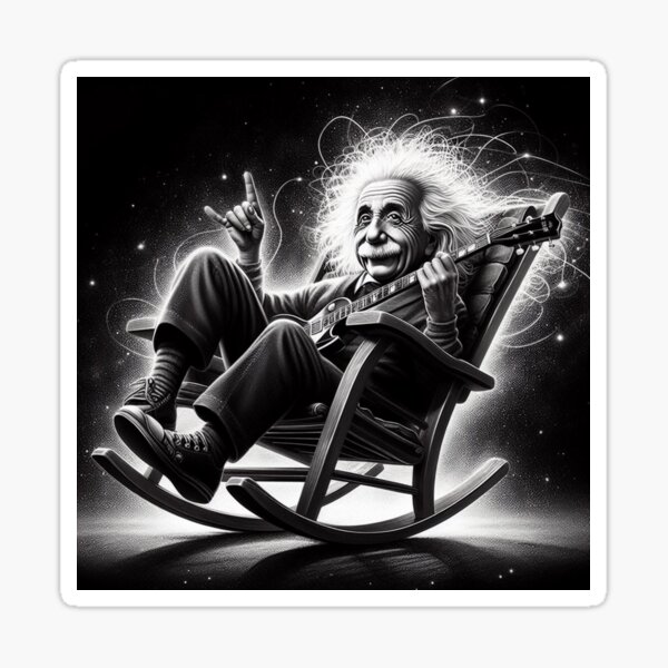 " Albert Einstein" Sticker for Sale by sevenmountains | Redbubble