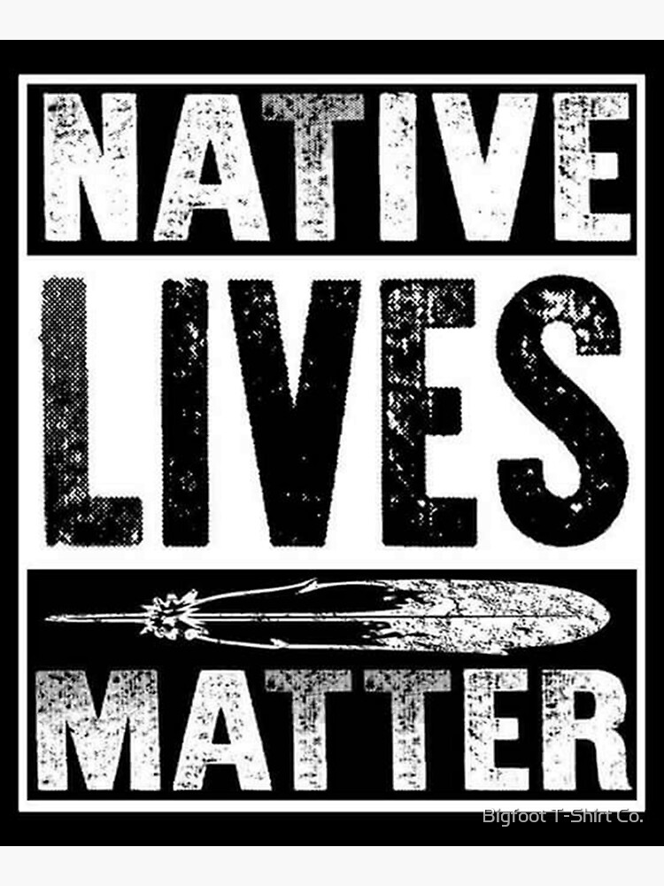 "Native Lives Matter" Sticker for Sale by Allthings2015 | Redbubble