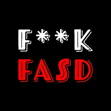 "FASD " Sticker for Sale by molokok | Redbubble