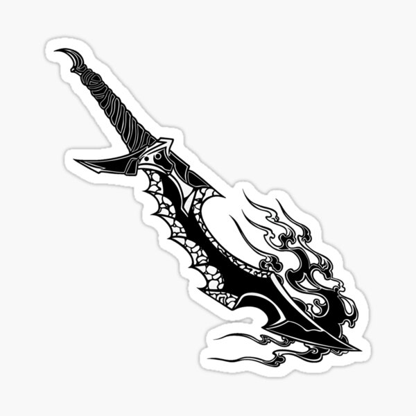 "dagger " Sticker for Sale by maddybellwoar | Redbubble
