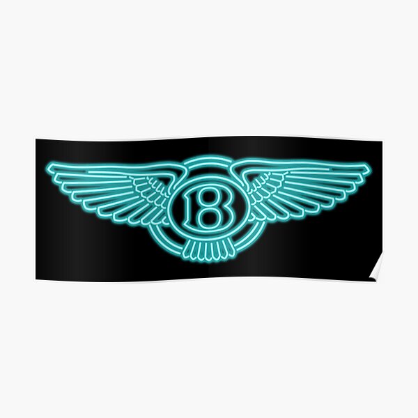 "Bentley Neon Sign" Poster by RickyBarnard | Redbubble