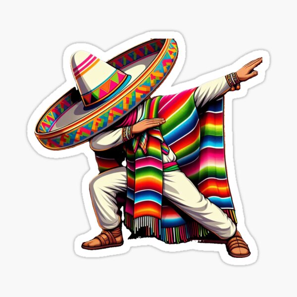 "poncho Coat mexican" Sticker for Sale by swiftbinaries | Redbubble
