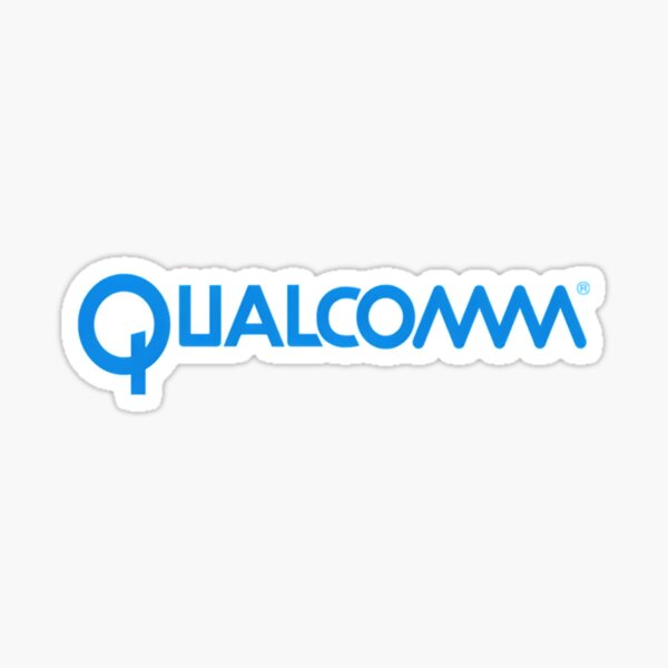"Qualcomm Logo" Sticker for Sale by DanLeeMcmaster | Redbubble