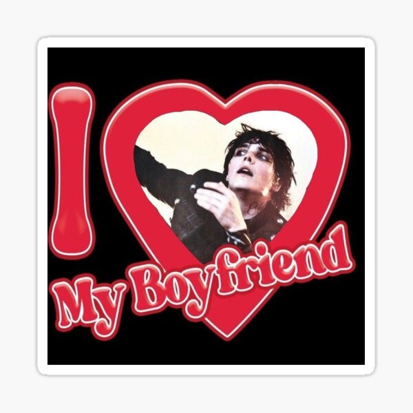 "I love Gerard Way" Sticker for Sale by 4everHannah | Redbubble