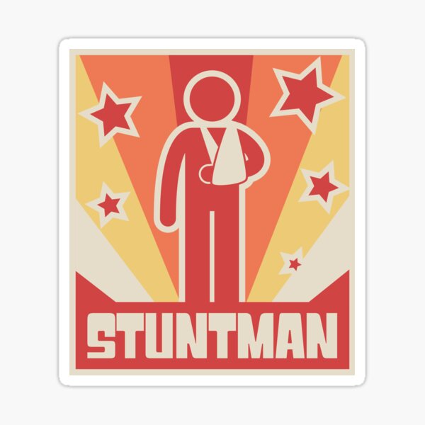"Stuntman Dislocated Broken Shoulder Gift" Sticker for Sale by ...