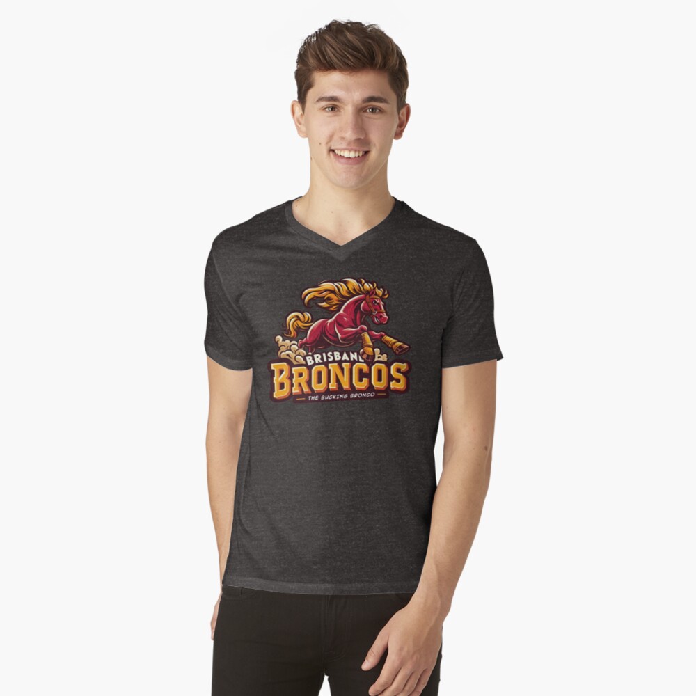 "Brisbane Broncos " Sticker for Sale by Zemolee | Redbubble