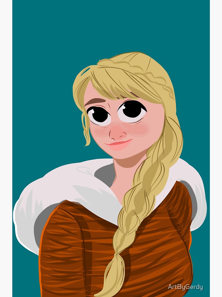"Astrid" Sticker von ArtByGerdy | Redbubble
