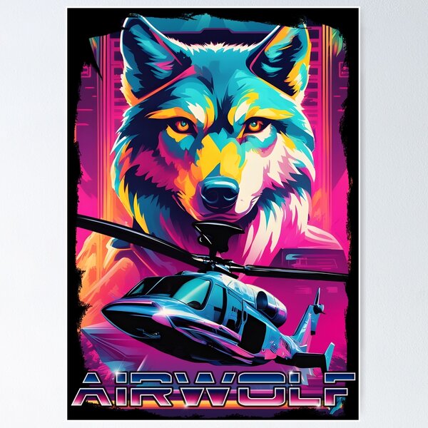 "Airwolf" Poster for Sale by simonbreeze | Redbubble