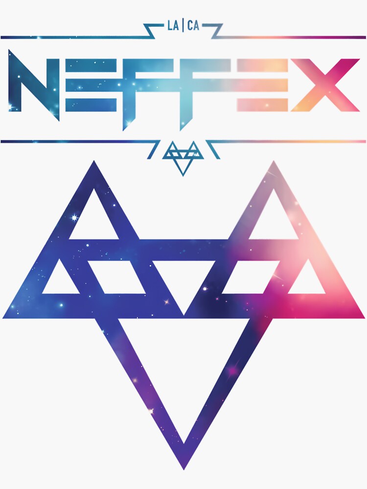 "Colorful Neffex Band" Sticker by PauletteMartin | Redbubble