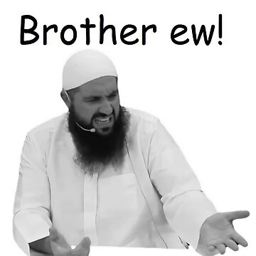 "Brother ew" Sticker for Sale by JohnnySunset | Redbubble