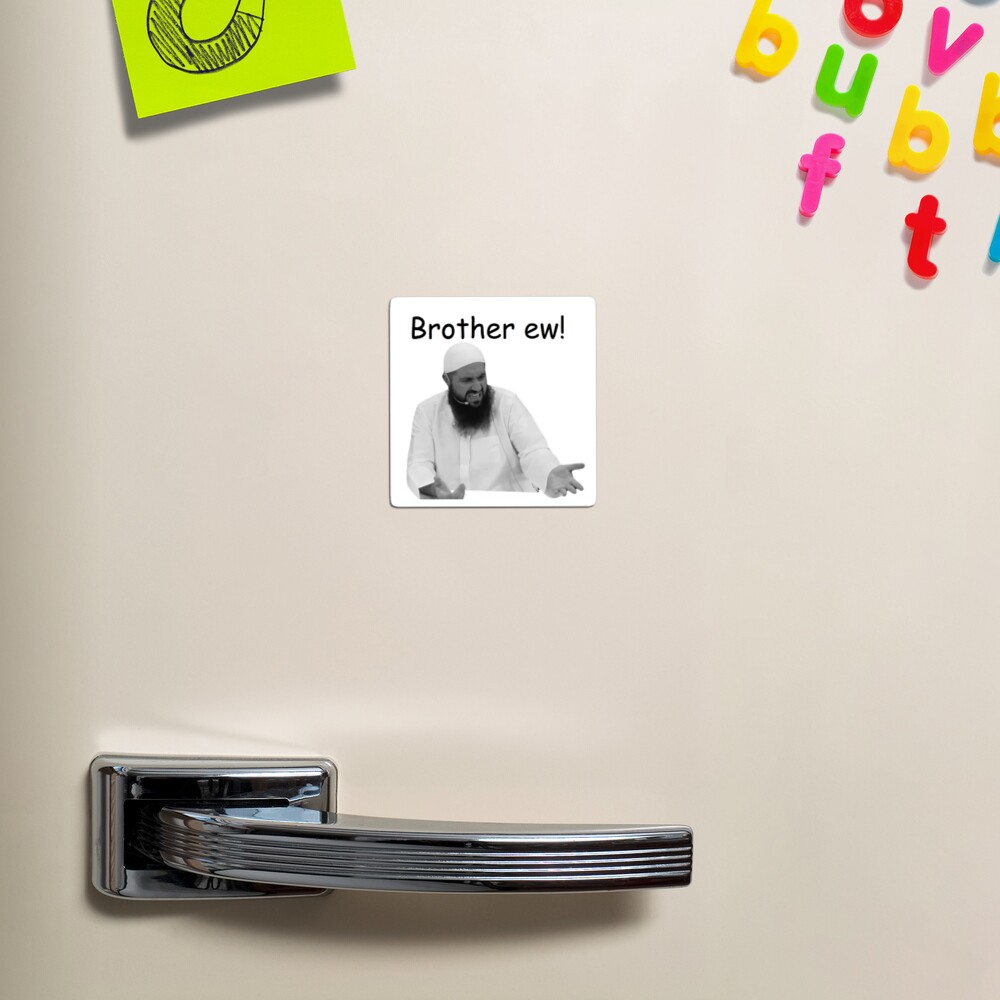 "Brother ew" Sticker for Sale by JohnnySunset | Redbubble