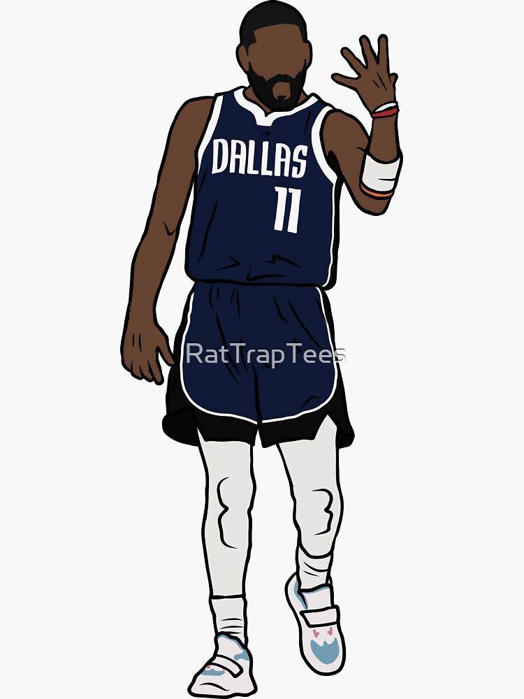"Kyrie Irving Left Hand Celebration" Sticker for Sale by RatTrapTees ...