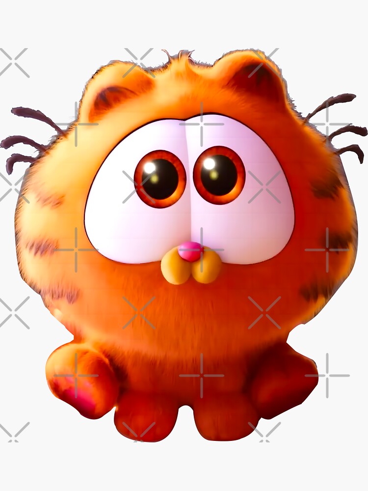 "little garfield (the garfield 2024)" Sticker for Sale by kailonmahaker ...
