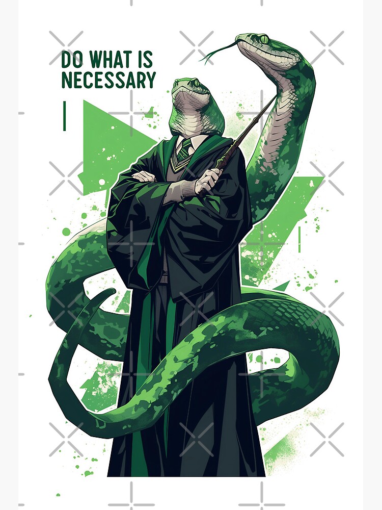 "Do What Is Necessary - Wizard Snake - Fantasy" Art Board Print for ...