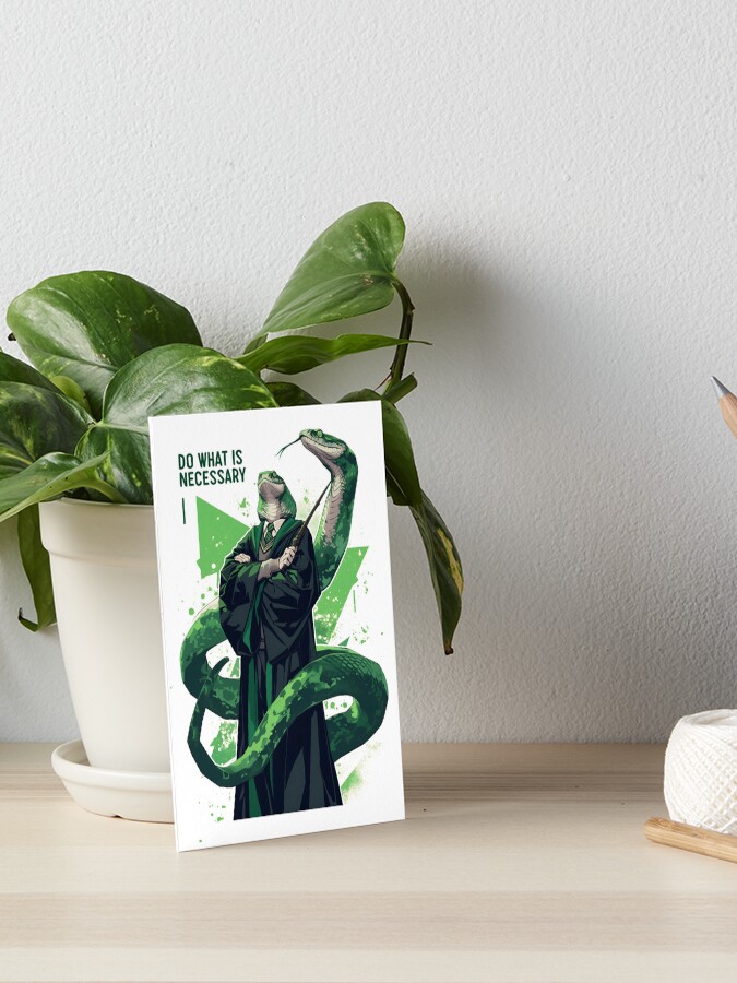 "Do What Is Necessary - Wizard Snake - Fantasy" Art Board Print for ...