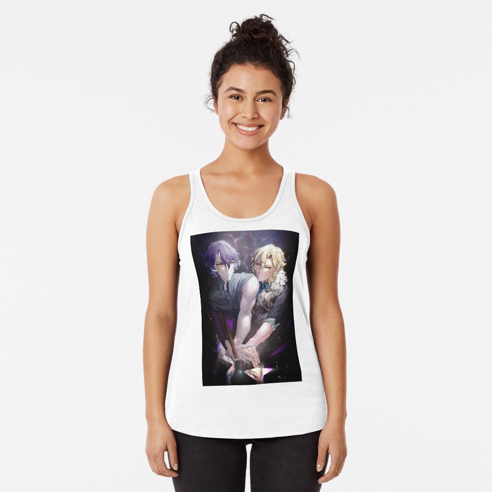 "Aventurine & Dr.Ratio hsr Honkai Star Rail fan art" Sticker for Sale ...