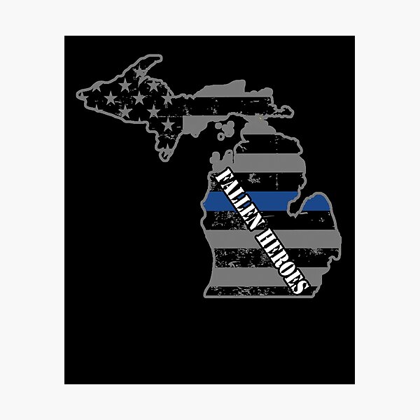 Michigan State Police Wall Art | Redbubble