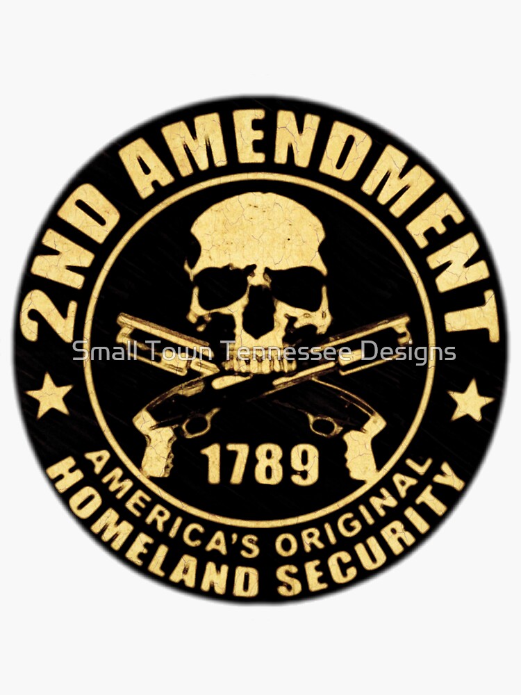 "2nd amendment" Sticker for Sale by TimShane | Redbubble