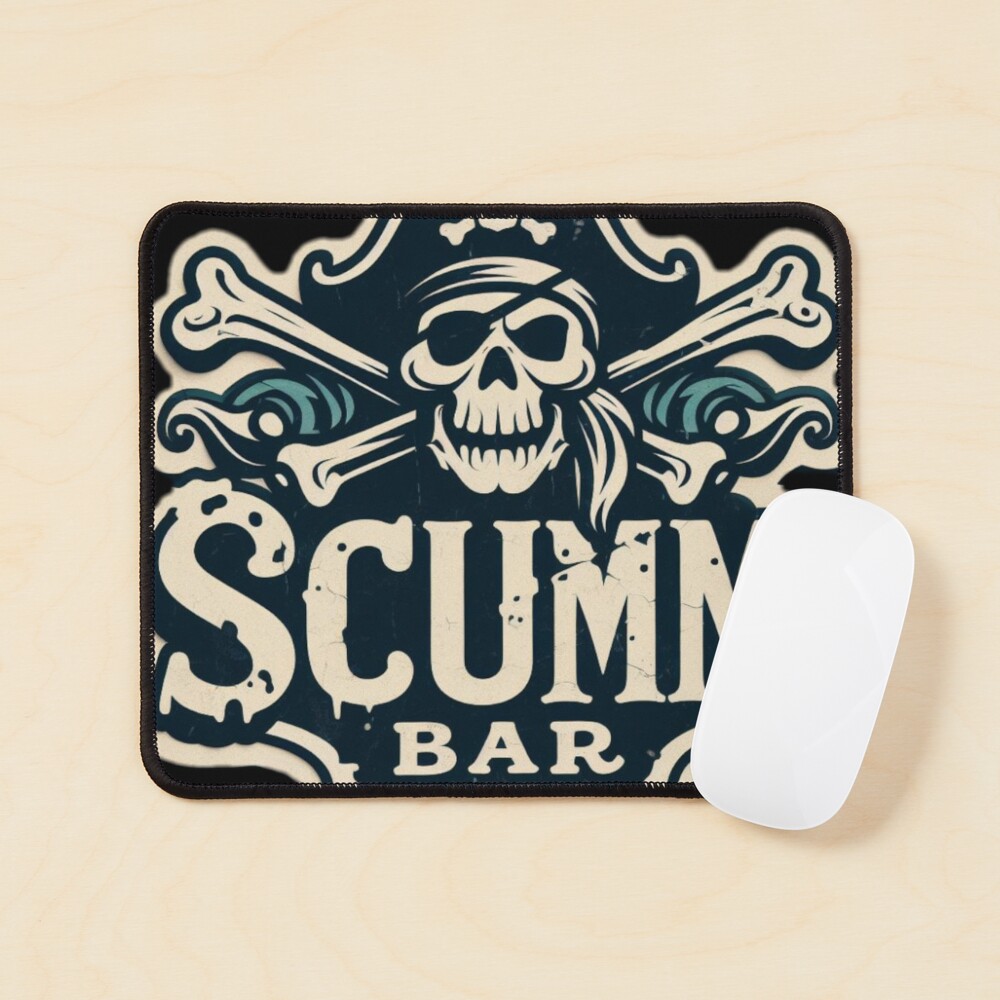 "Scumm Bar Logo" Sticker for Sale by BeardedTree | Redbubble