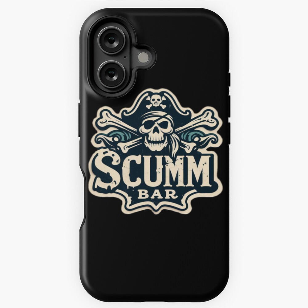 "Scumm Bar Logo" Sticker for Sale by BeardedTree | Redbubble