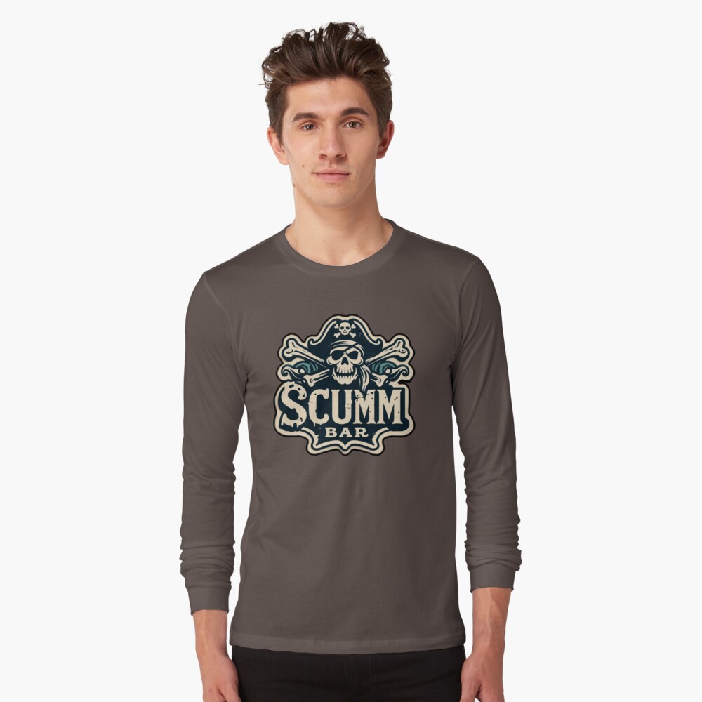"Scumm Bar Logo" Sticker for Sale by BeardedTree | Redbubble