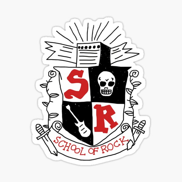 " School Of Rock" Sticker for Sale by Jalonoeger | Redbubble