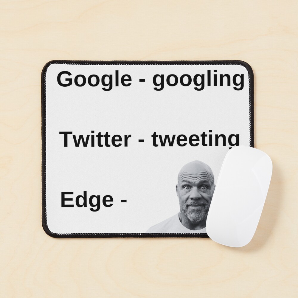 "Googling edging meme" Sticker for Sale by DigitalAtelier | Redbubble