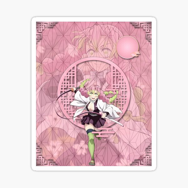 "Mitsuri Kanroji" Sticker for Sale by akashiartz | Redbubble