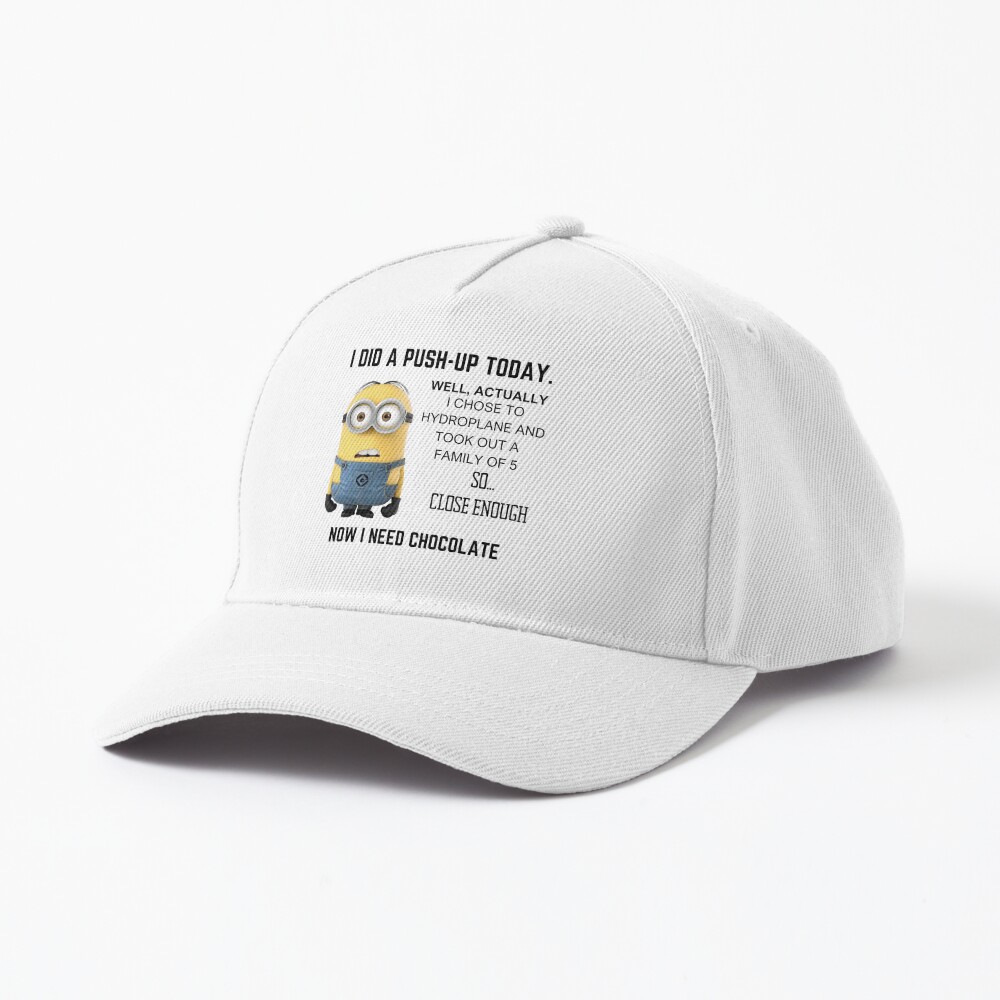 "I Did A Push-Up Today Minion Meme" Sticker for Sale by killzak | Redbubble