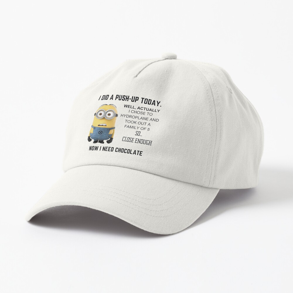 "I Did A Push-Up Today Minion Meme" Sticker for Sale by killzak | Redbubble