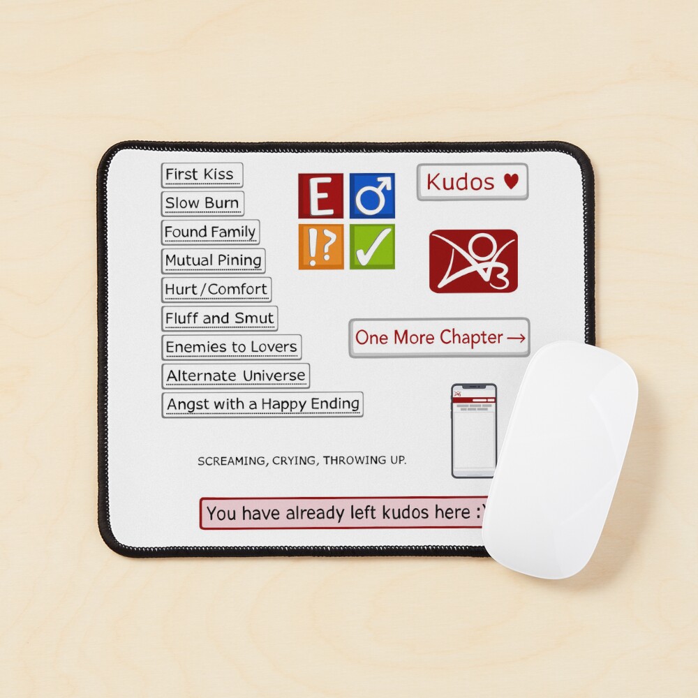 "Ao3 Sticker Pack #3" Sticker for Sale by weightyghosts | Redbubble