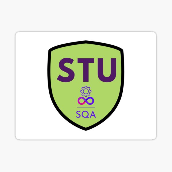 "STU Logo" Sticker for Sale by sqassociates | Redbubble