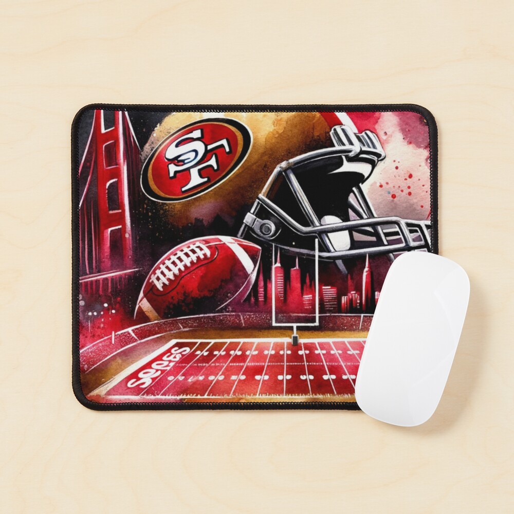 "49ers Watercolor Fan Art" Poster for Sale by OooWeeArt | Redbubble