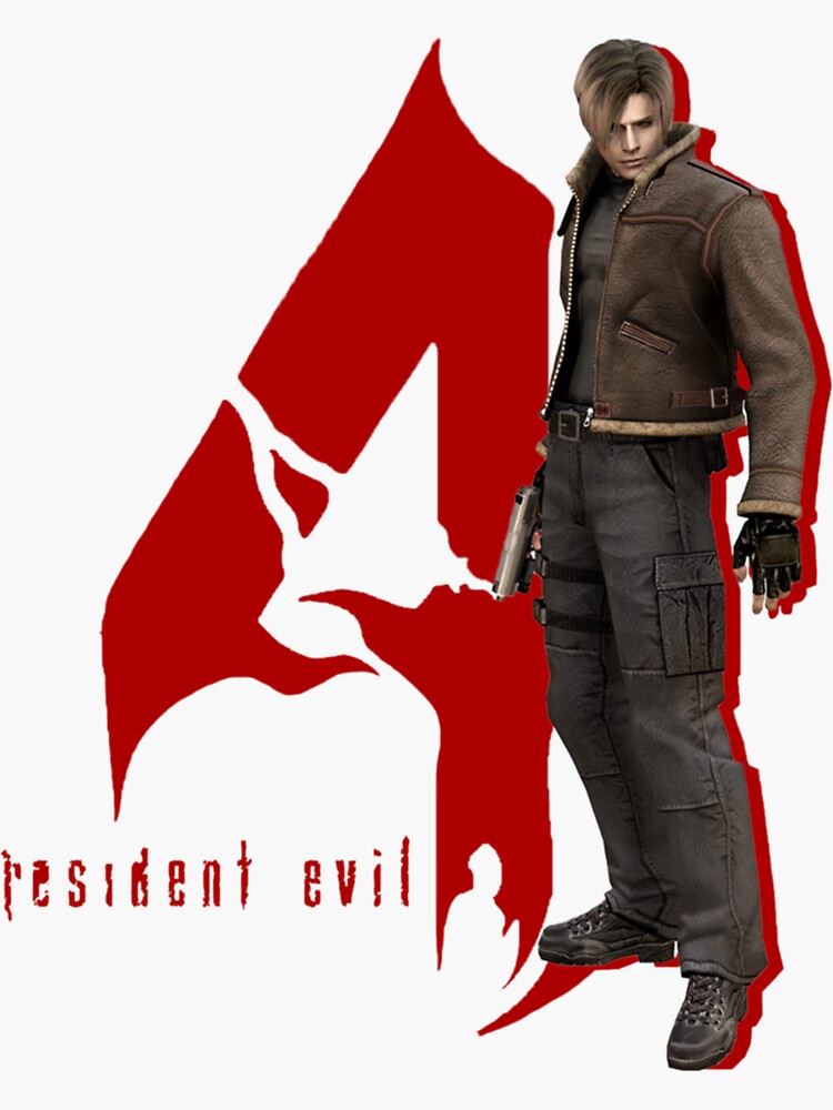 "Leon & RE4 Logo" Sticker for Sale by GiovanniLeverat | Redbubble