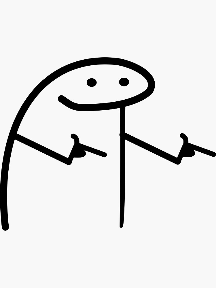 "Sticky man" Sticker for Sale by 3tmawez | Redbubble