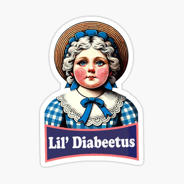 "Lil Diabeetus,diabetes day" Sticker for Sale by toobel | Redbubble