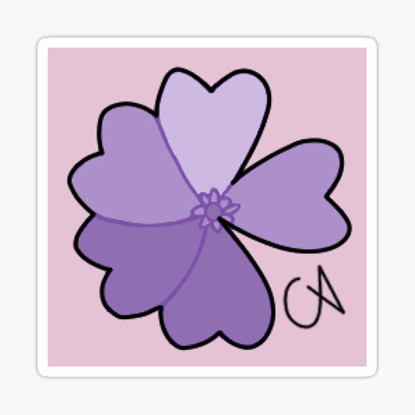 "Violet" Sticker for Sale by CeceliAnonymous | Redbubble