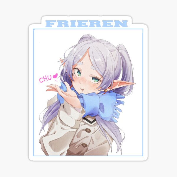 "frieren - sousou no frieren" Sticker by ArtistryHavenn | Redbubble