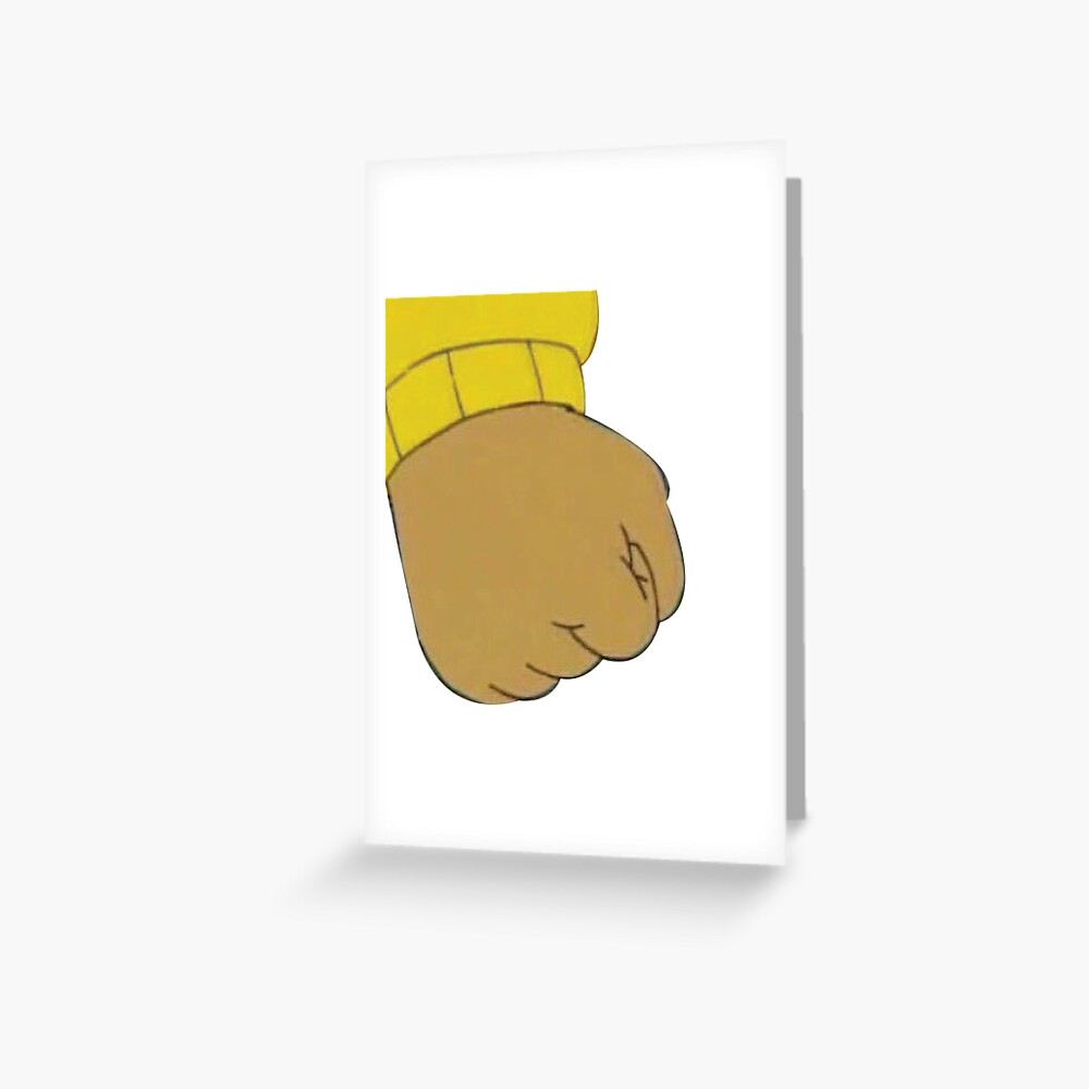 "Arthur fist" Greeting Card for Sale by jresher | Redbubble