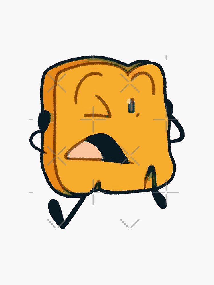 "WOODY BFDI" Sticker for Sale by delangodesigns | Redbubble