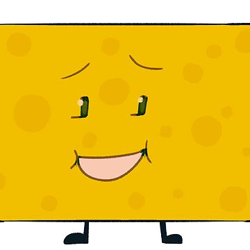 "Spongy bfdi" Sticker for Sale by delangodesigns | Redbubble