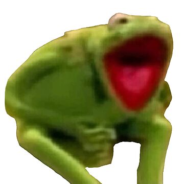 "kermit scream meme" Sticker for Sale by IcePools | Redbubble