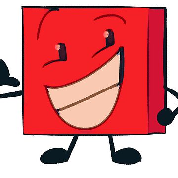 "Blocky BFDI" Sticker for Sale by delangodesigns | Redbubble