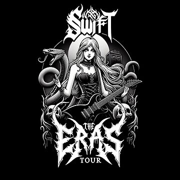 "Taylor Swift - The Eras tour - Metal Parody" Sticker for Sale by ...