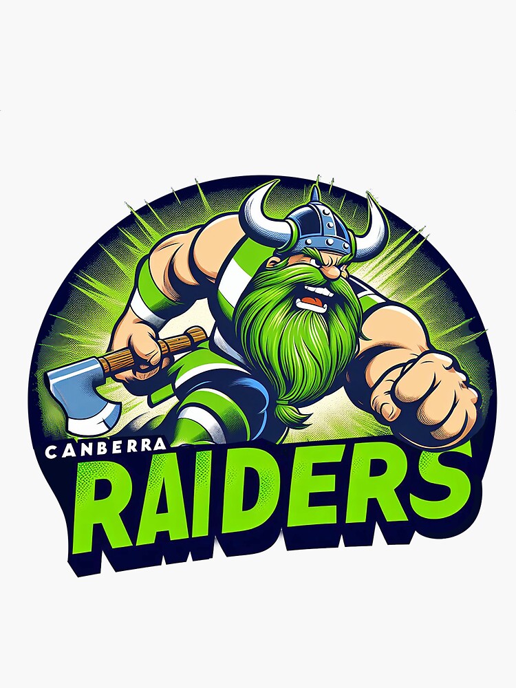"Canberra Raiders" Sticker for Sale by Zemolee | Redbubble