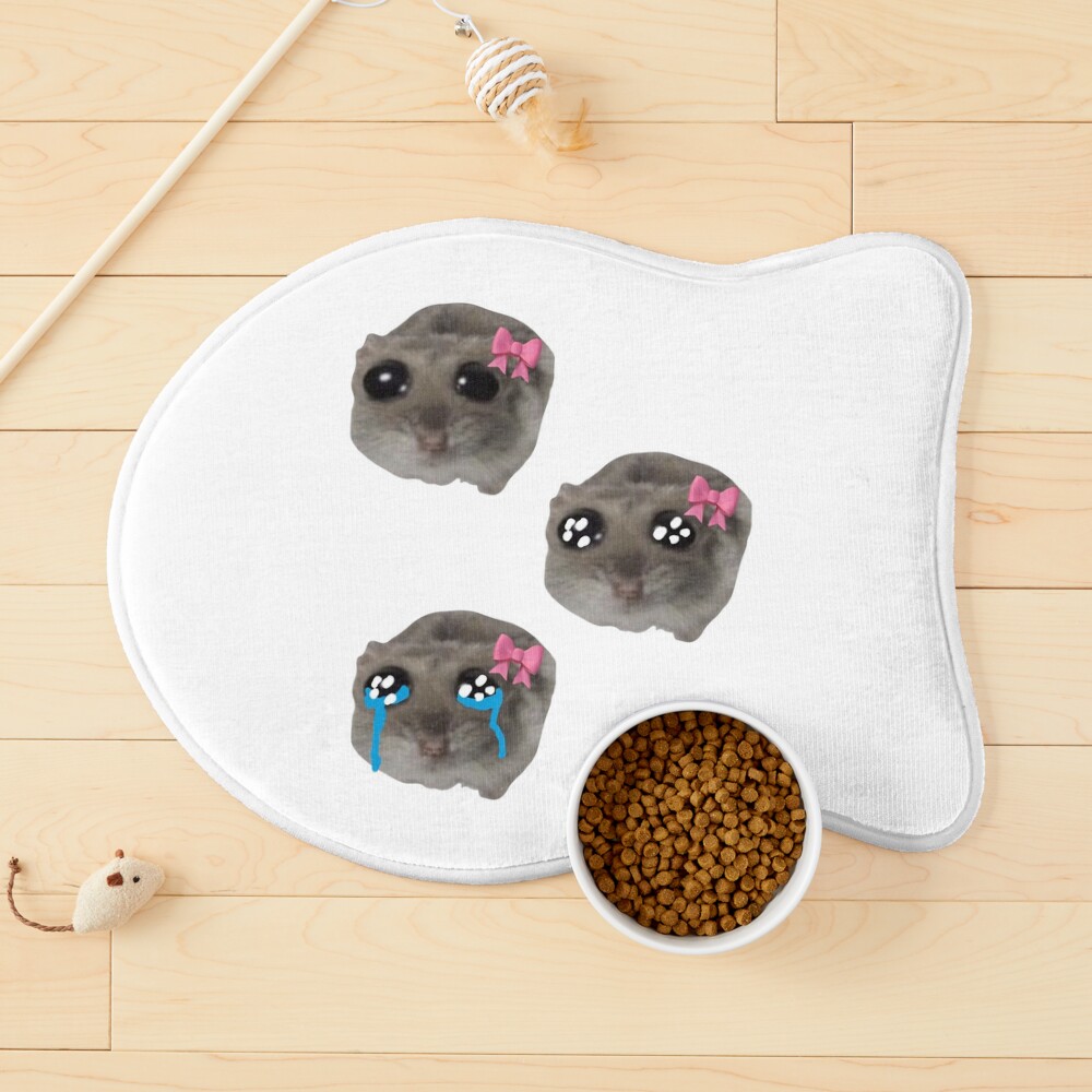 "Sad Hamster Meme" Sticker for Sale by funkyst | Redbubble