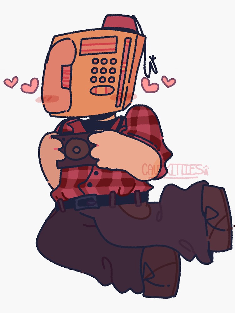 "Dialtown Oliver (Fixed Version)" Sticker for Sale by Cavikittiez ...